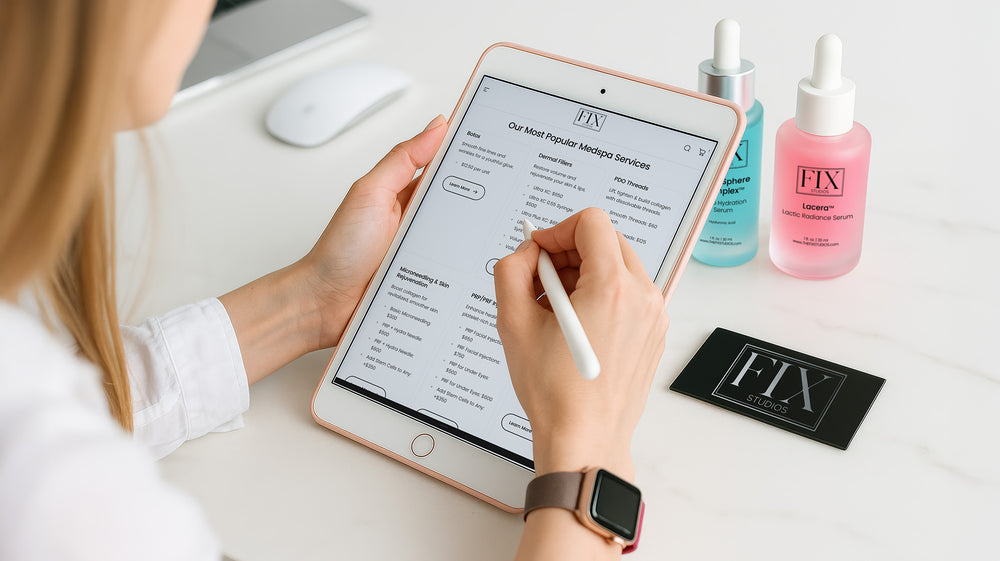 Medspa Service Pricing in Mason & Cincinnati | Fix Studios